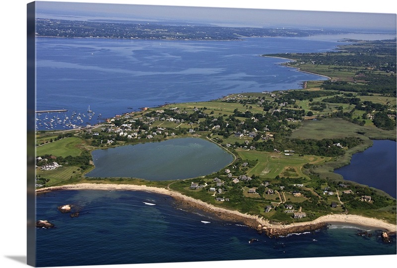 Sakonnet, Little Compton - Aerial Photograph | Great Big Canvas