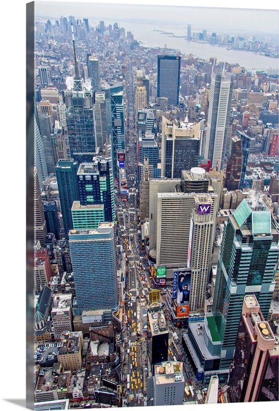 Time Square, New York City - Aerial Photograph | Great Big Canvas