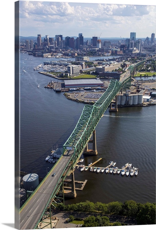 Tobin Bridge Boston, MA | Great Big Canvas