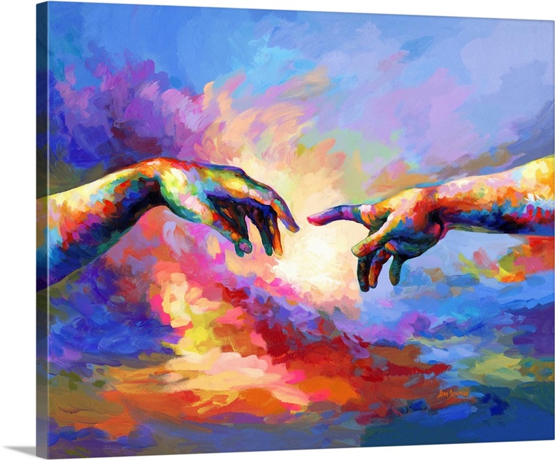 Creation Of Adam Hands | Great Big Canvas