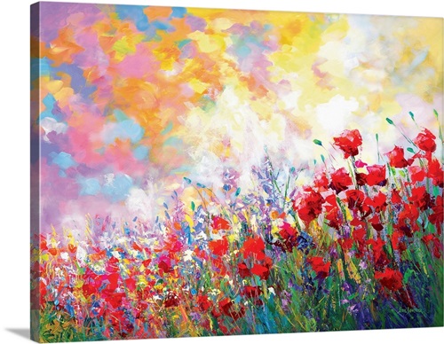 Spring Wildflowers Wall Art, Canvas Prints, Framed Prints, Wall Peels ...