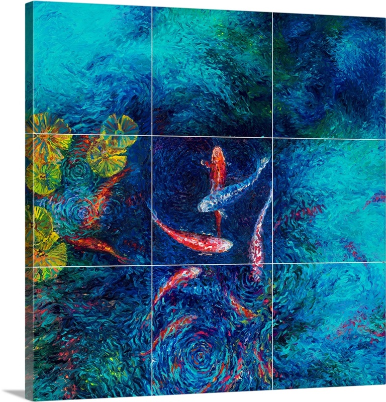 Nine Fish, Blue Fish | Great Big Canvas