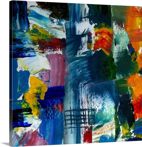 Abstract Color Panel IV Wall Art, Canvas Prints, Framed Prints, Wall ...