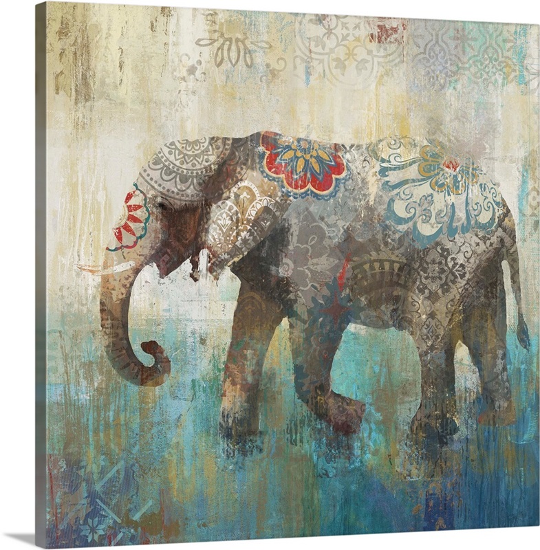 BoHo Elephant I | Great Big Canvas
