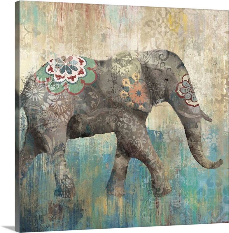 BoHo Elephant II | Great Big Canvas