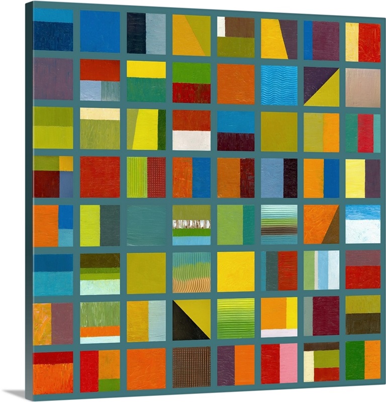 Color Study Collage 67 | Great Big Canvas