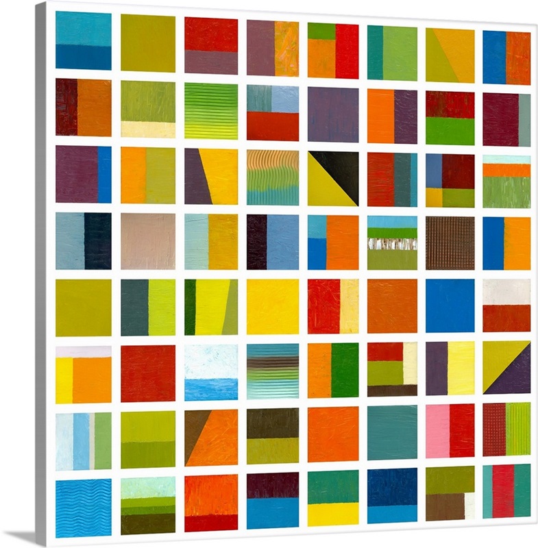 Color Study Collage 68 | Great Big Canvas
