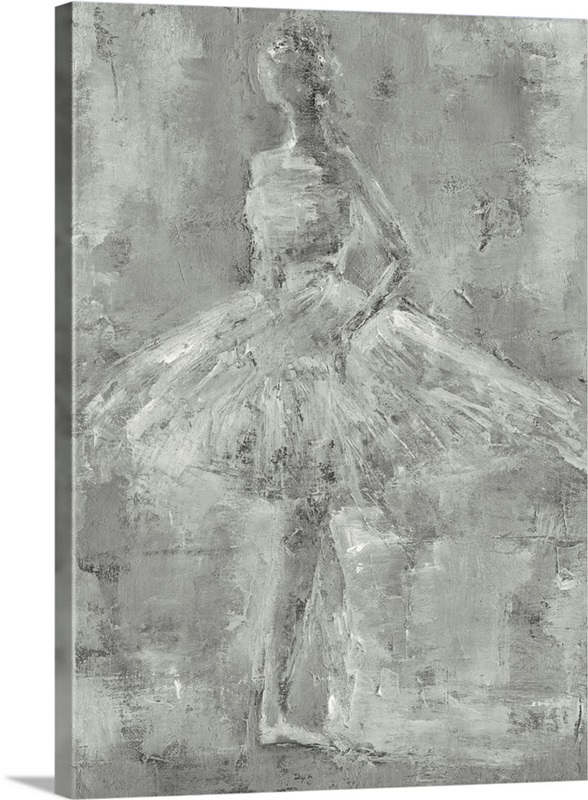 Greyscale Ballet Dancer II | Great Big Canvas