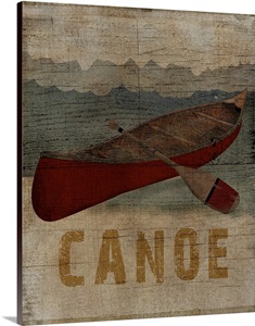 Lake Canoe Wall Art, Canvas Prints, Framed Prints, Wall Peels | Great ...
