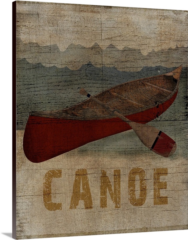 Lake Canoe | Great Big Canvas
