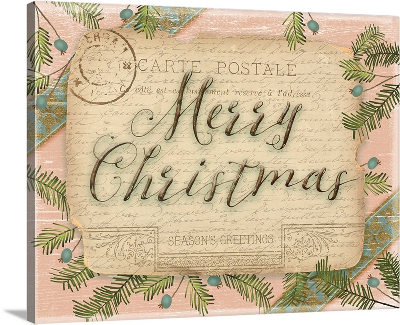 Merry Christmas Postcard | Great Big Canvas
