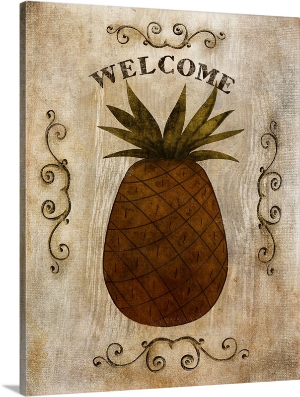 Pineapple Welcome | Great Big Canvas