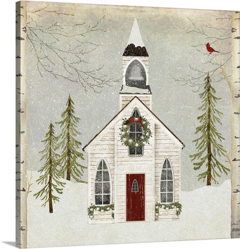 Snow Church | Great Big Canvas
