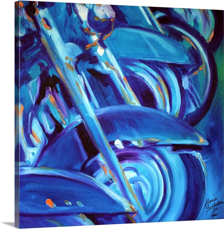 Motorcycle Abstract Roadking | Great Big Canvas