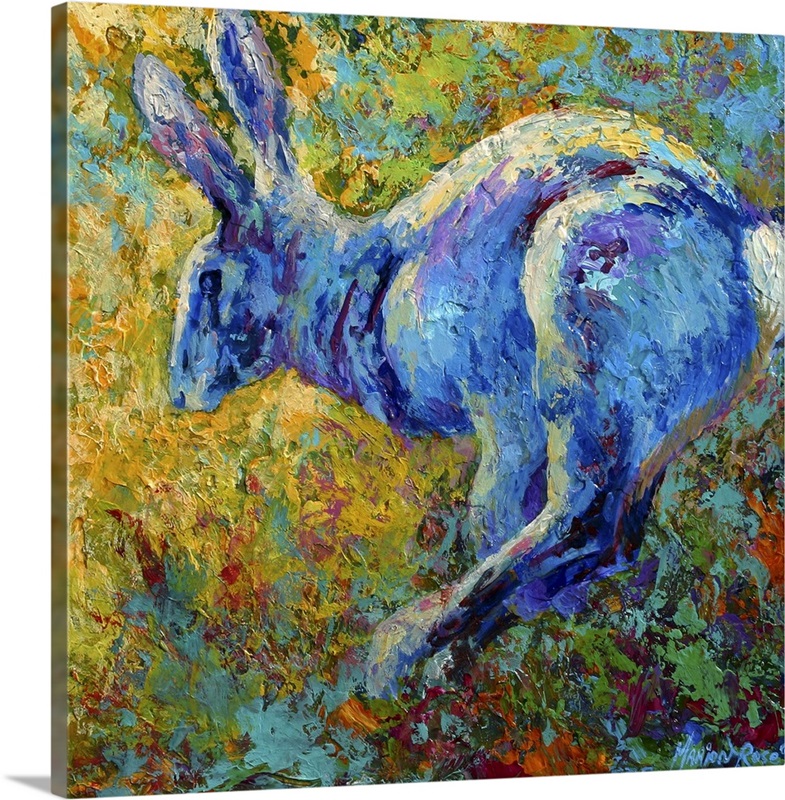 Running Hare Wall Art, Canvas Prints, Framed Prints, Wall Peels | Great ...
