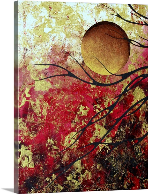 Bring Me Home 1 - Abstract Gold Art Landscape | Great Big Canvas