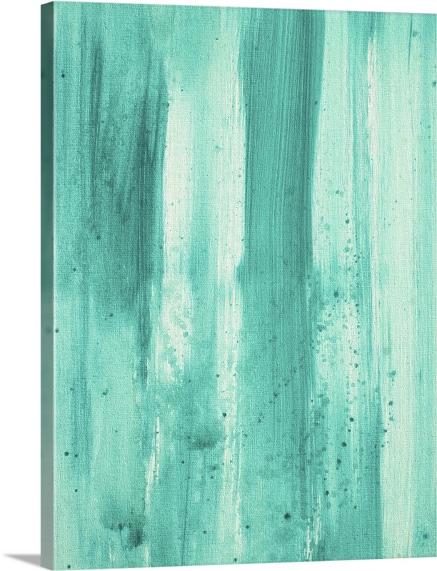 Modern Dance Aqua Passion - Abstract Decorative Painting | Great Big Canvas