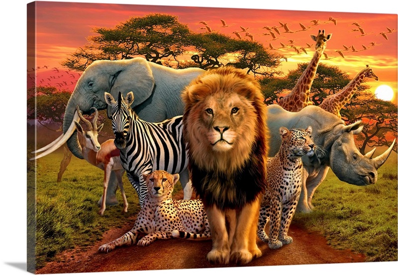 African Beasts | Great Big Canvas