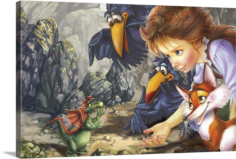 Dragon Offering | Great Big Canvas