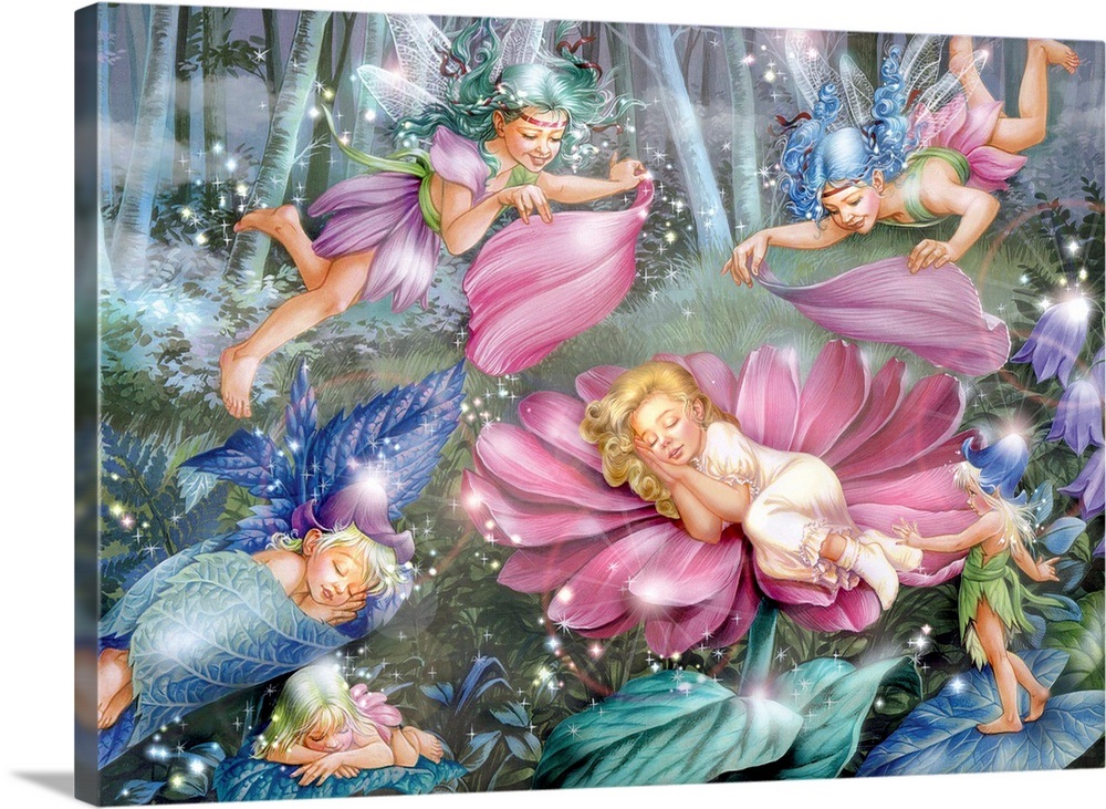 Evening Fairies Wall Art, Canvas Prints, Framed Prints, Wall Peels ...