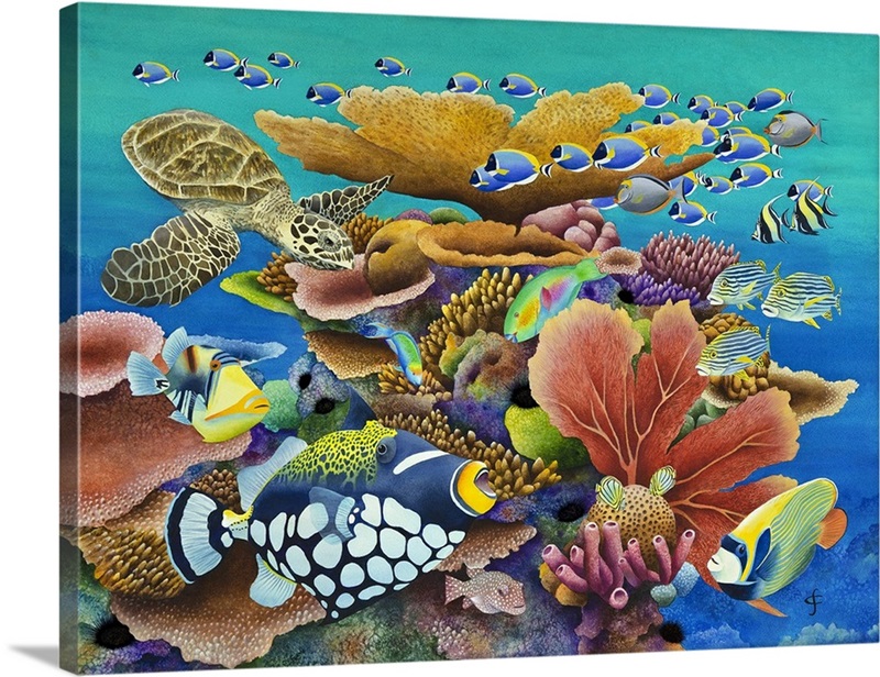 Indian Summer Fish | Great Big Canvas