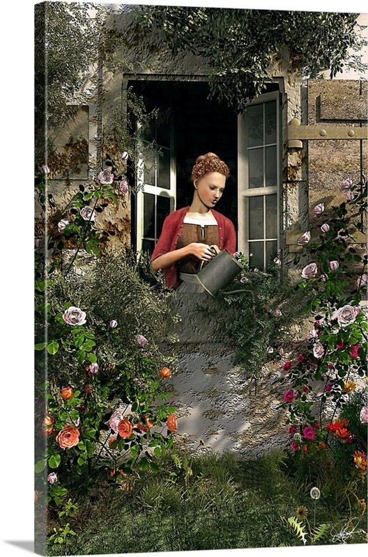 Lady Window | Great Big Canvas