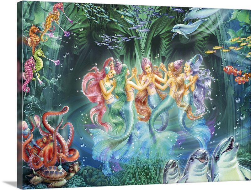 Mermaids Dancing | Great Big Canvas