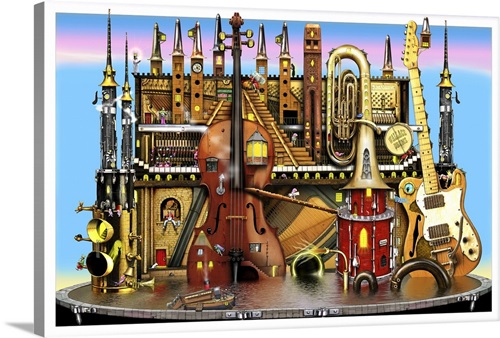 Music Castle | Great Big Canvas