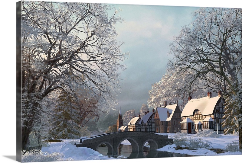 Snow Scene IV | Great Big Canvas