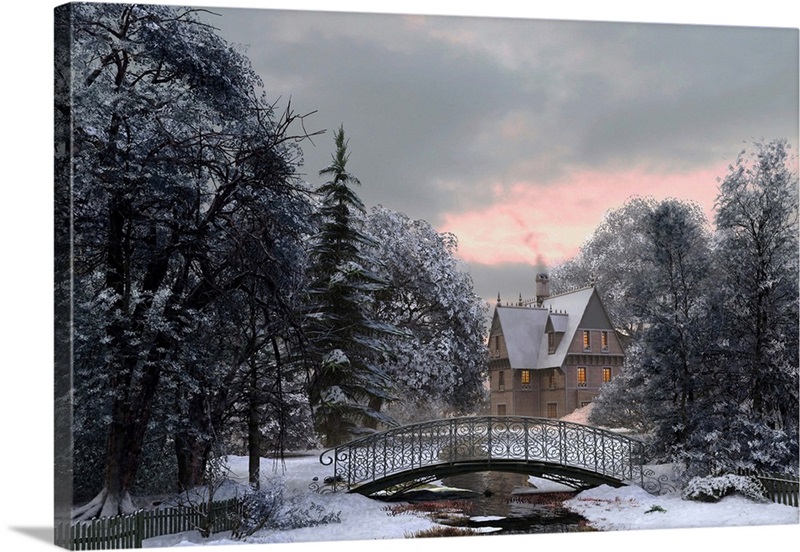 Snow Scene V | Great Big Canvas