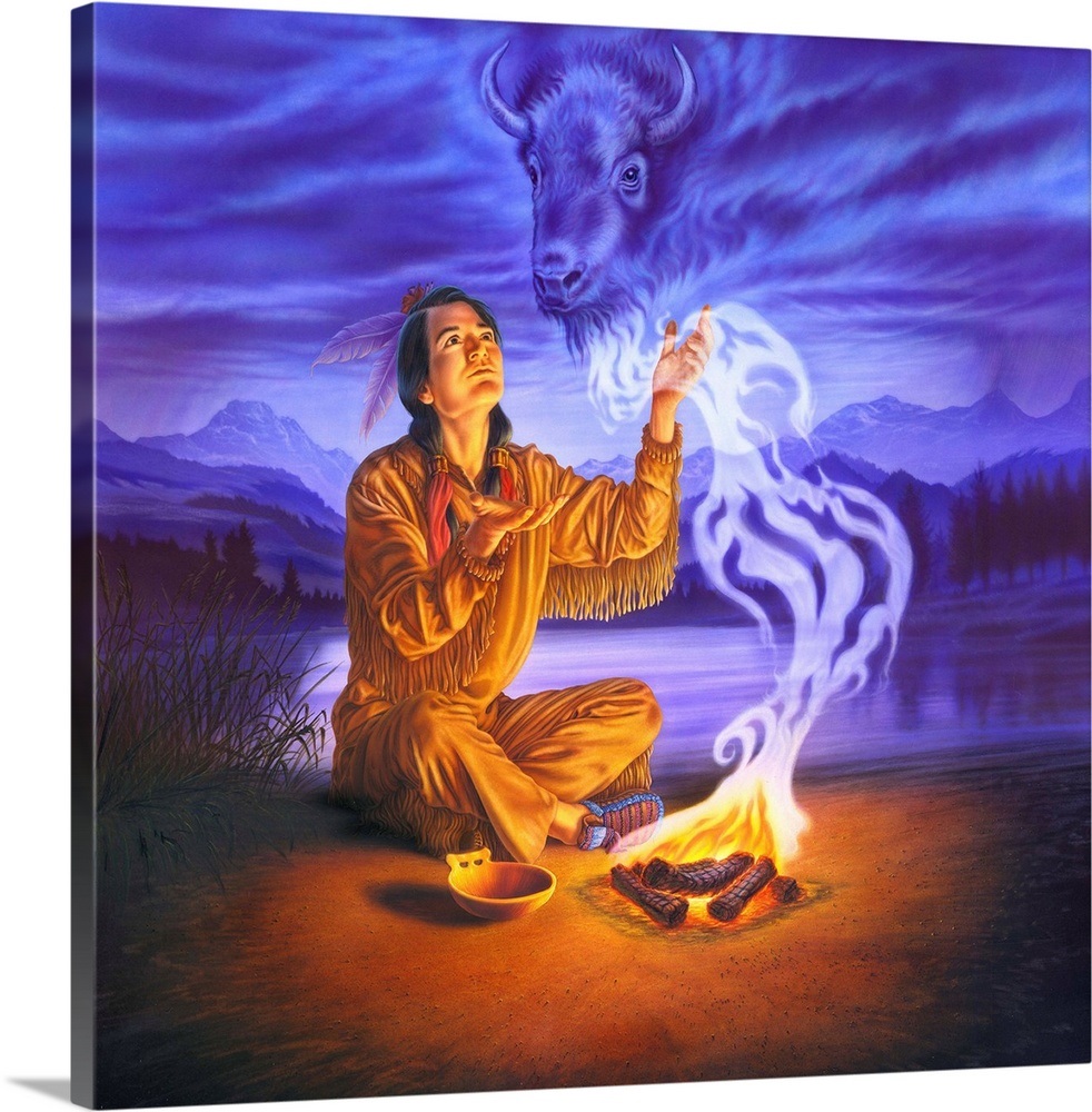 Spirit of the Buffalo Wall Art, Canvas Prints, Framed Prints, Wall ...