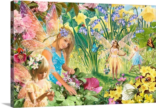 Spring Fairies Wall Art, Canvas Prints, Framed Prints, Wall Peels ...