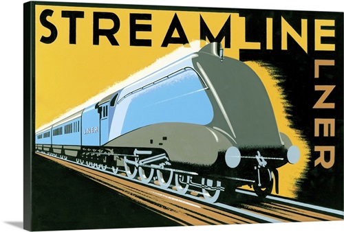 Streamline Train | Great Big Canvas