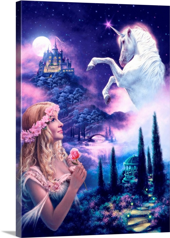 Unicorn Princess Dream | Great Big Canvas