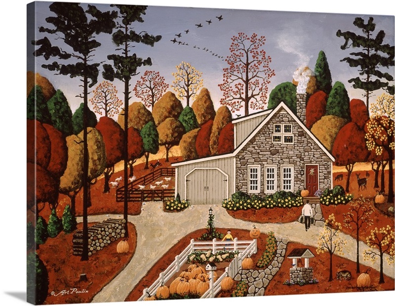Visit To Pumpkin Cottage | Great Big Canvas