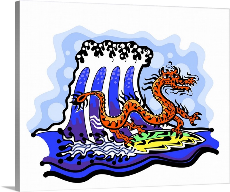 Wave Dragon | Great Big Canvas