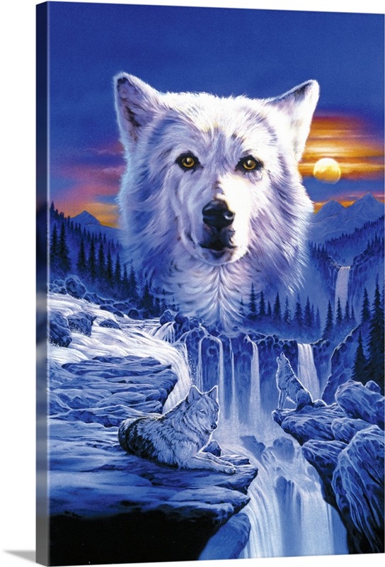 Wolf Waterfall | Great Big Canvas