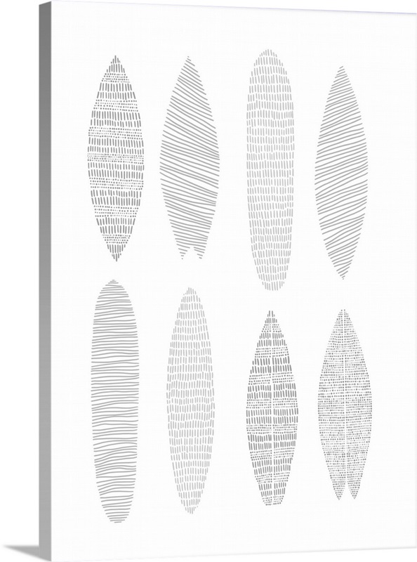 A Variety Of Surfboards | Great Big Canvas