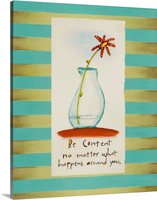 Be Content | Great Big Canvas