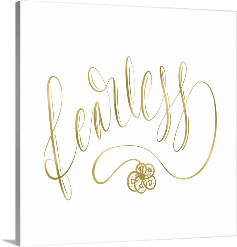 Fearless Gold | Great Big Canvas