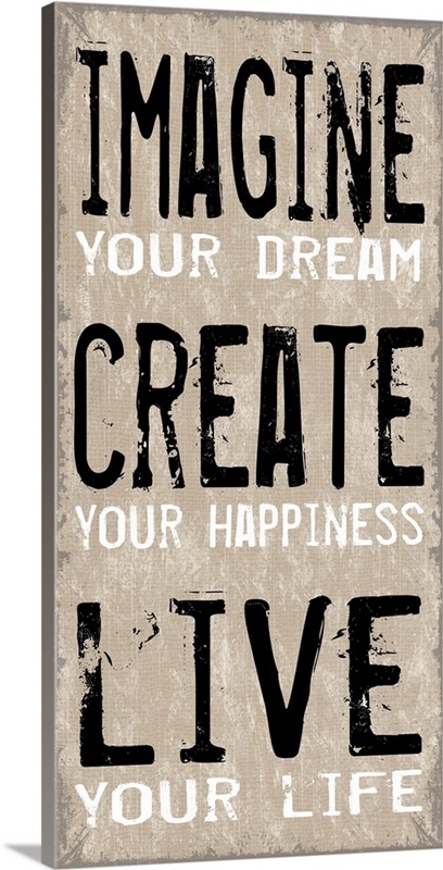 Imagine, Grey | Great Big Canvas