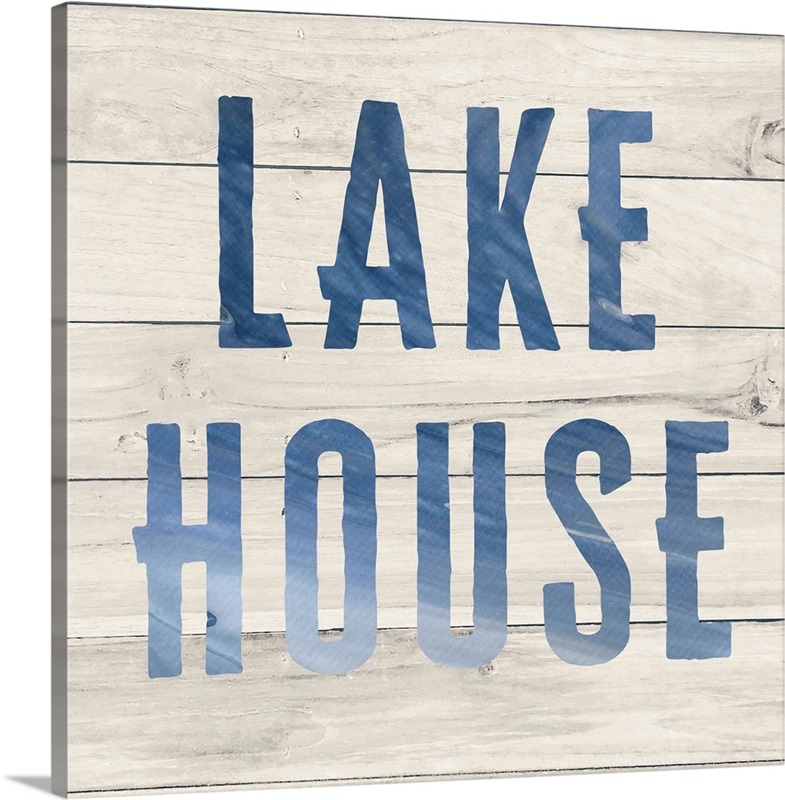 Lake House Wood | Great Big Canvas