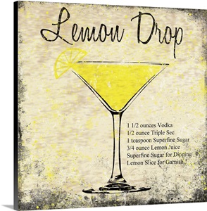 Lemon Drop Wall Art, Canvas Prints, Framed Prints, Wall Peels | Great ...