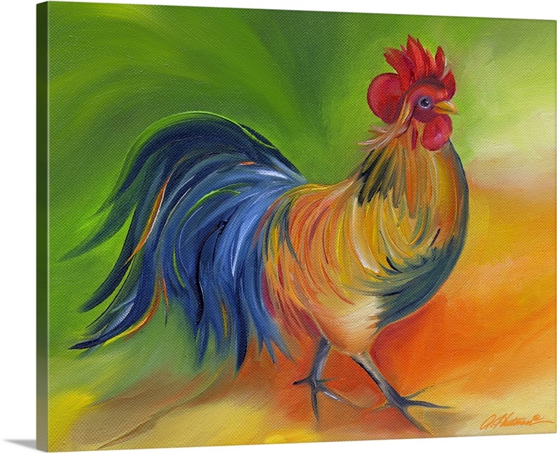Rococo Rooster | Great Big Canvas