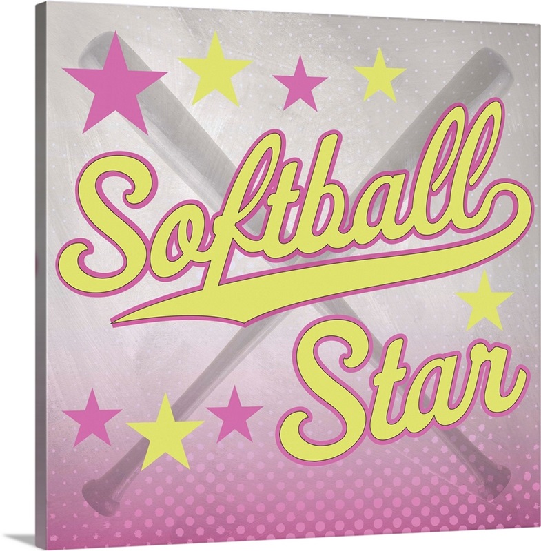 Softball star | Great Big Canvas