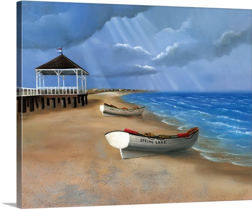 Spring Lake Beach | Great Big Canvas