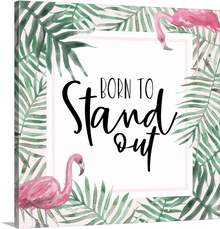 Stand Out Flamingo | Great Big Canvas