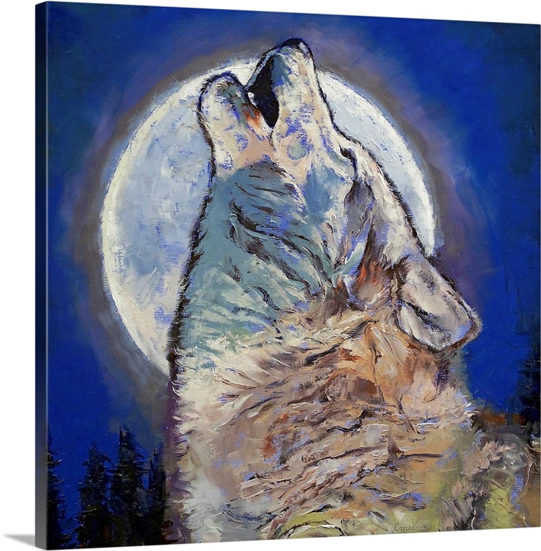 Howling Wolf | Great Big Canvas