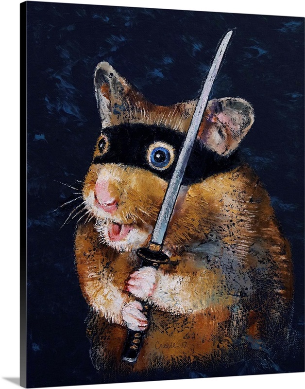 Ninja Hamster | Great Big Canvas