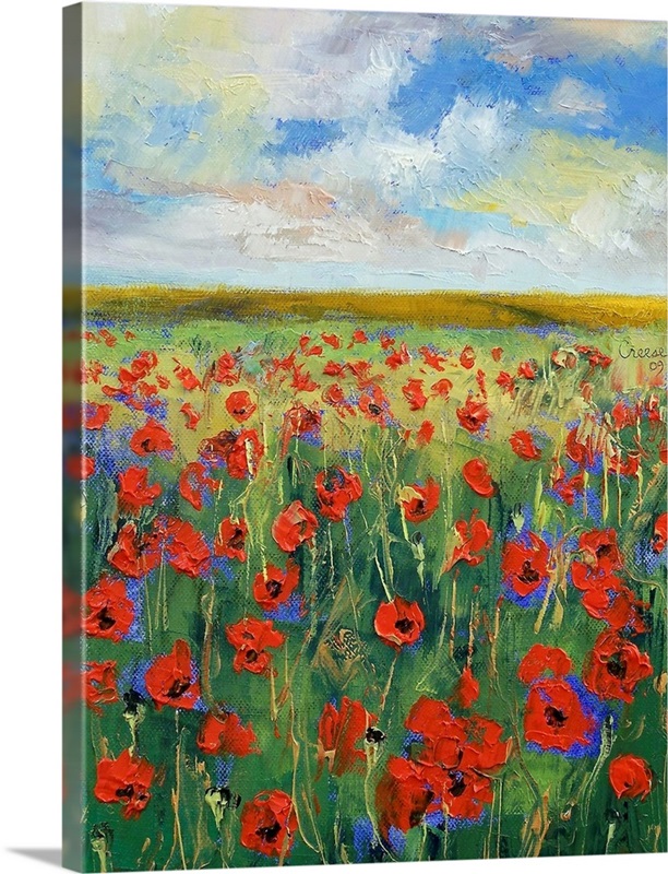 Poppy Painting | Great Big Canvas